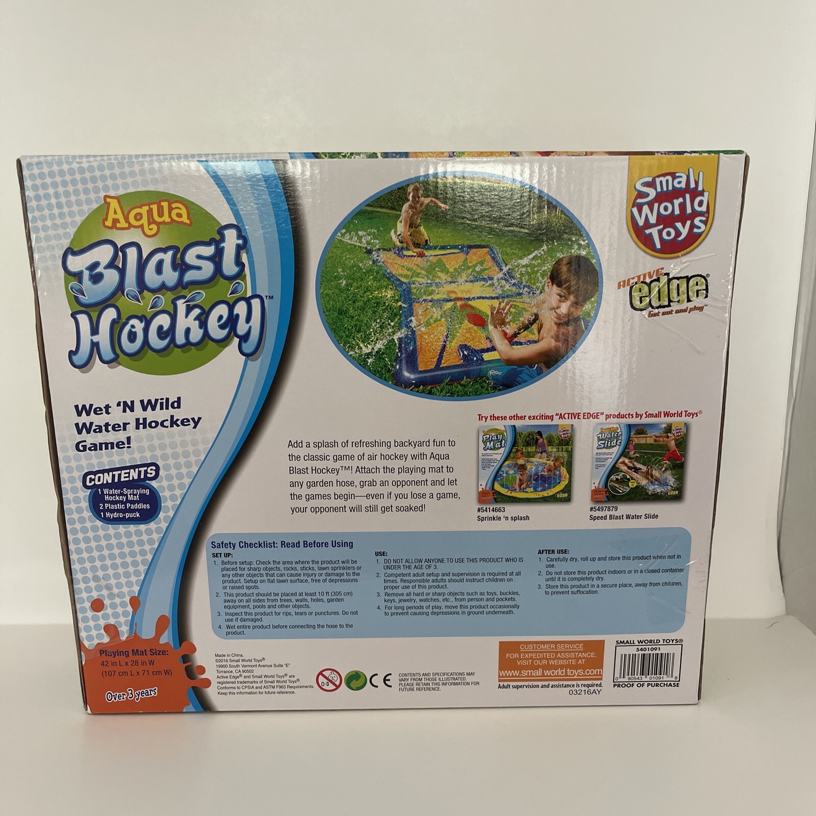 Aqua Blast Hockey Backyard Arcade Action Water - Filled Arena Game ...