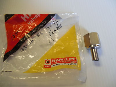 NEW HAMLET FEMALE ADAPTER 739LF STAINLESS S/S STEEL 1/2" X 1/2" | eBay