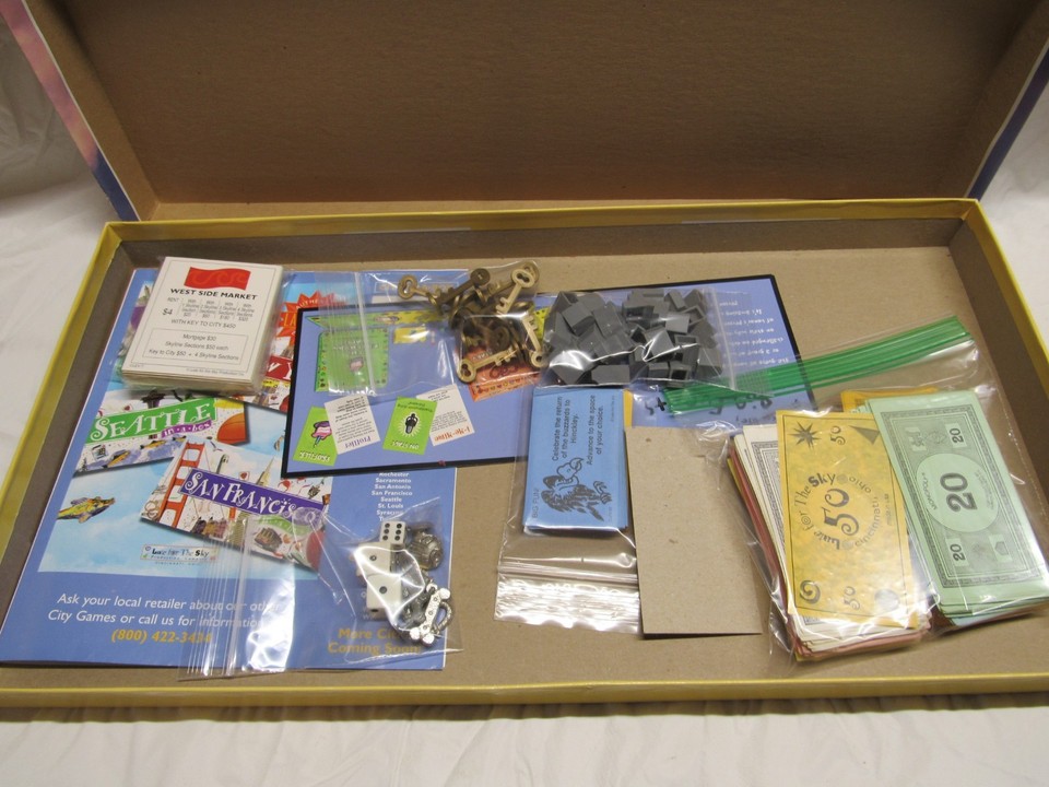 Cleveland In A Box Board Game Monopoly with Local Landmarks / Complete ...
