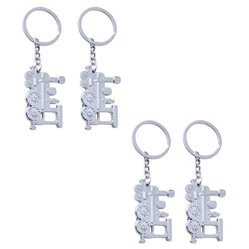 4 Pcs Train Key Chain Locomotive Holders Keychain for Girls Aesthetic ...