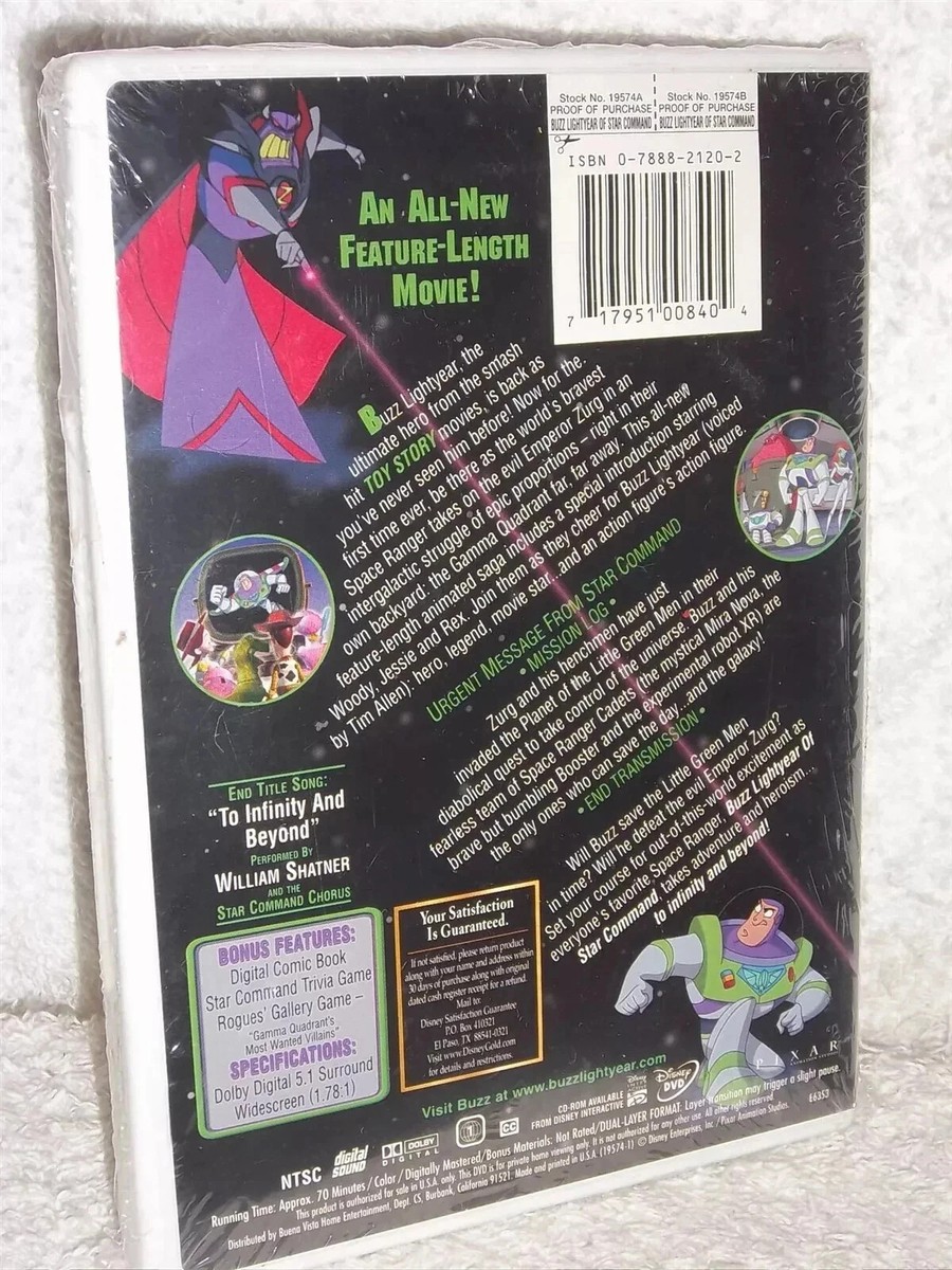 Buzz Lightyear Van Star Command Dvd Buzz Lightyear Of Star Command