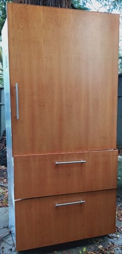 RECONDITIONED SUB-ZERO 736TC/RH 36" PANEL-READY 3 DOOR REFRIGERATOR BTM ...