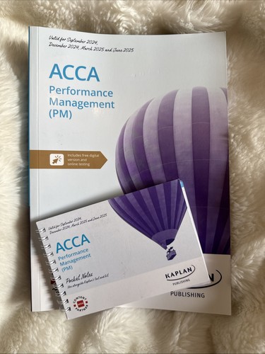 ACCA Performance Management (PM) Study Text, Exam Kit & Pocket Notes ...