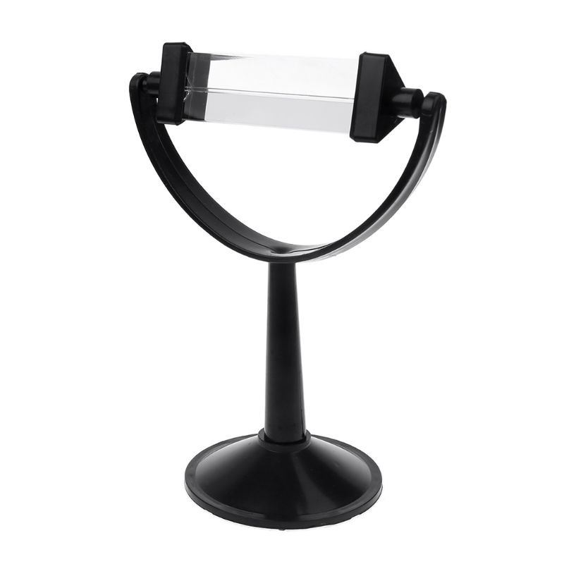 Optical Glass Triple Triangular Prism with Stand for Physics Light ...