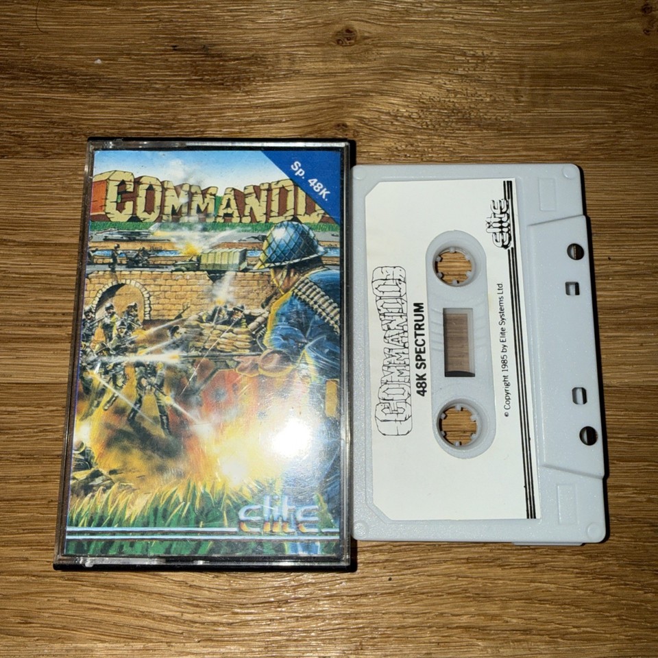 Sinclair ZX Spectrum game - Commando 48K - Elite - 1985 | eBay UK