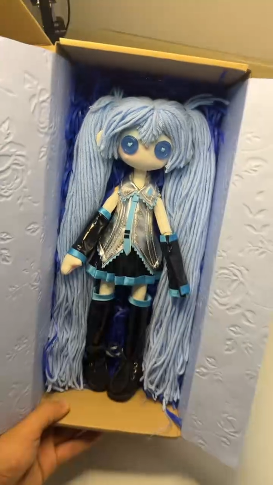 Hatsune Miku Plush Doll 30cm Handmade Soft Anime Stuffed Toy ...