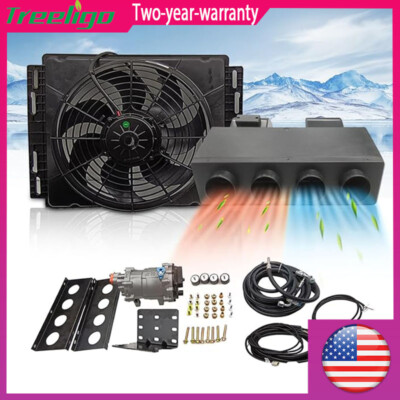 12V Underdash Heat&Cool Car Air Conditioner Universal Electric AC Cool ...