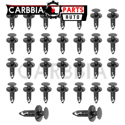 30x Fender Liner Fastener Rivet Push Clips For GM 11518017 Ford W708530 ...