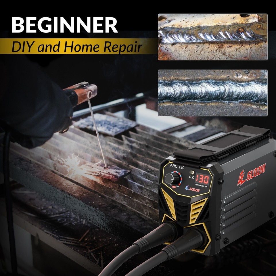 GZ GUOZHI Portable 130A Stick Welder ,110V Mini ARC Welder,Small Welder ...