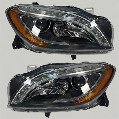 2pcs Mercedes Benz W166 ML350 ML500 ML550 Passenger Xenon US Headlights ...