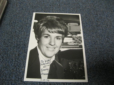 Emily Howell Autographed Photo 1st Woman US Pilot Personalized "To Jim ...