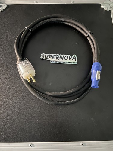 10' FT POWER CABLE - POWERCON MALE TO NEMA 5-15P - 12/3 SJOOW ...