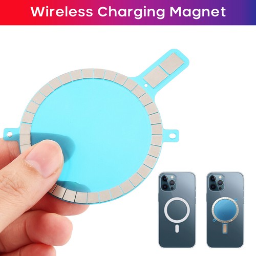 2pcs Mag safe Case Magnet Sticker Wireless Charging Magnetic For iPhone ...
