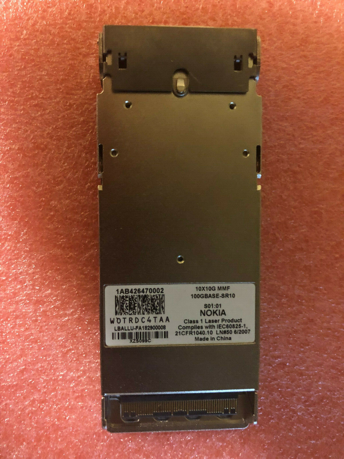 Nokia 1AB426470002 CFP2 10xVCSEL 112Gb/s 100GBASE-SR10 WOTRDC4TAA | eBay