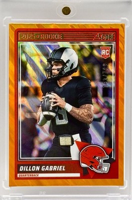 DILLON GABRIEL ROOKIE ORANGE HOLO FOIL RC INVESTMENT CARD OREGON BROWNS ...