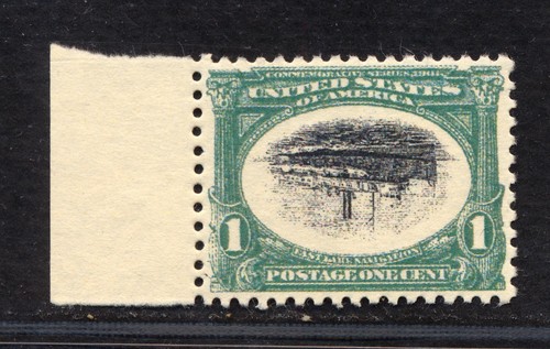 USA EARLY STAMP ISSUE 1c WITH INVERTED CENTER VARIETY MINT. FAUX-FALSE ...