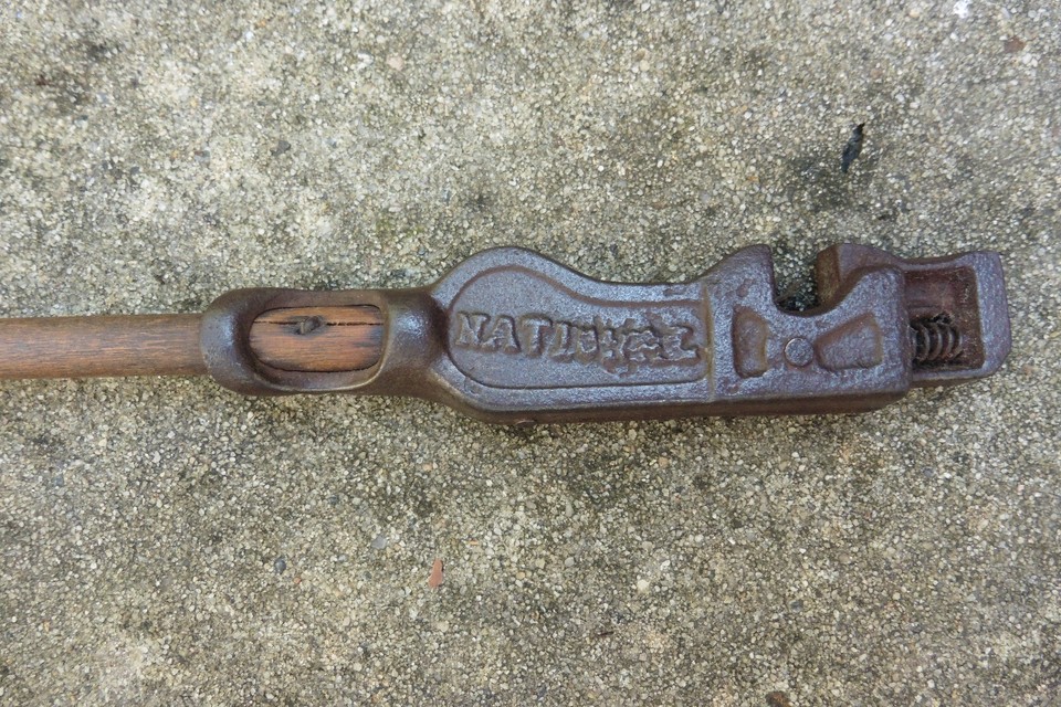1909 NATIONAL Carnival Novelty Walking Cane Cap Bang Stick Cast Iron ...