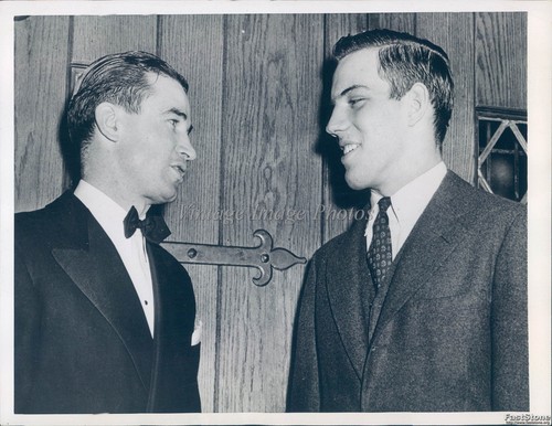 1944 New Haven Conn Macaulay Whiting Yale Football Captain 6X8 Vintage ...