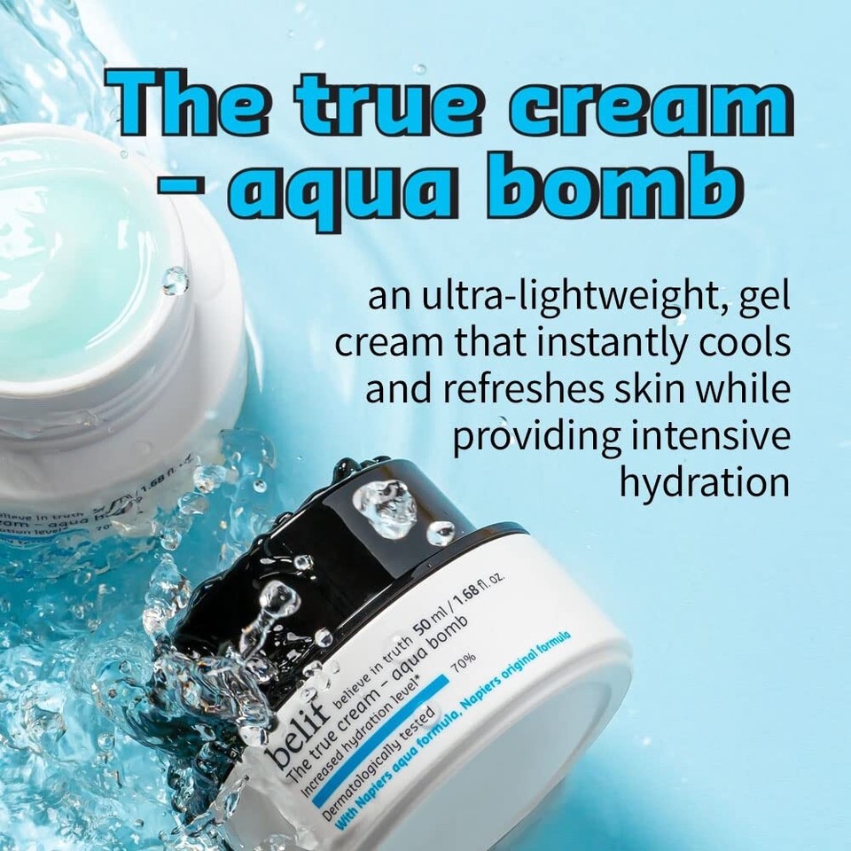 belif The True Cream Aqua Bomb Face Moisturizer NEW (25ml 0.84 oz) | eBay