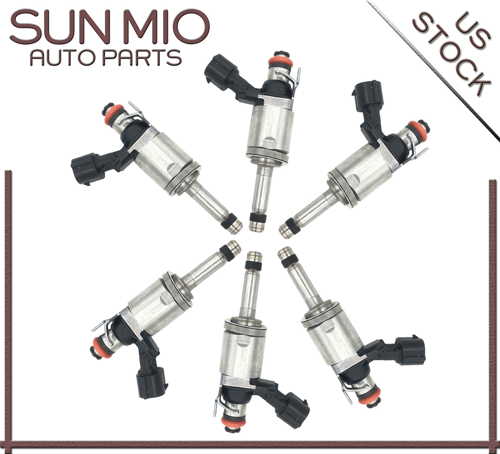 6Pcs Fuel Injectors BL3E-HB For Ford Expedition Transit-150/250/350 F ...