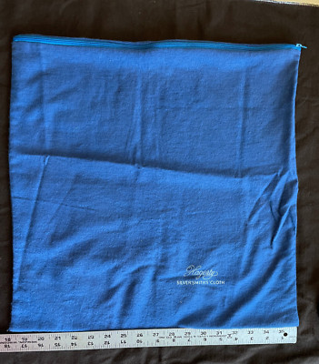 Sliversmiths’ Cloth Anti Tarnish Blue Storage Bag 18” x 18” Hagerty ...