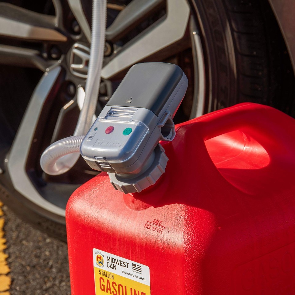Automatic Fuel Transfer Pump with Auto-Stop, AA Battery Powered ...