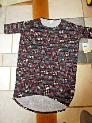 NWT, LuLa Roe print tunic, Irma XXS | eBay