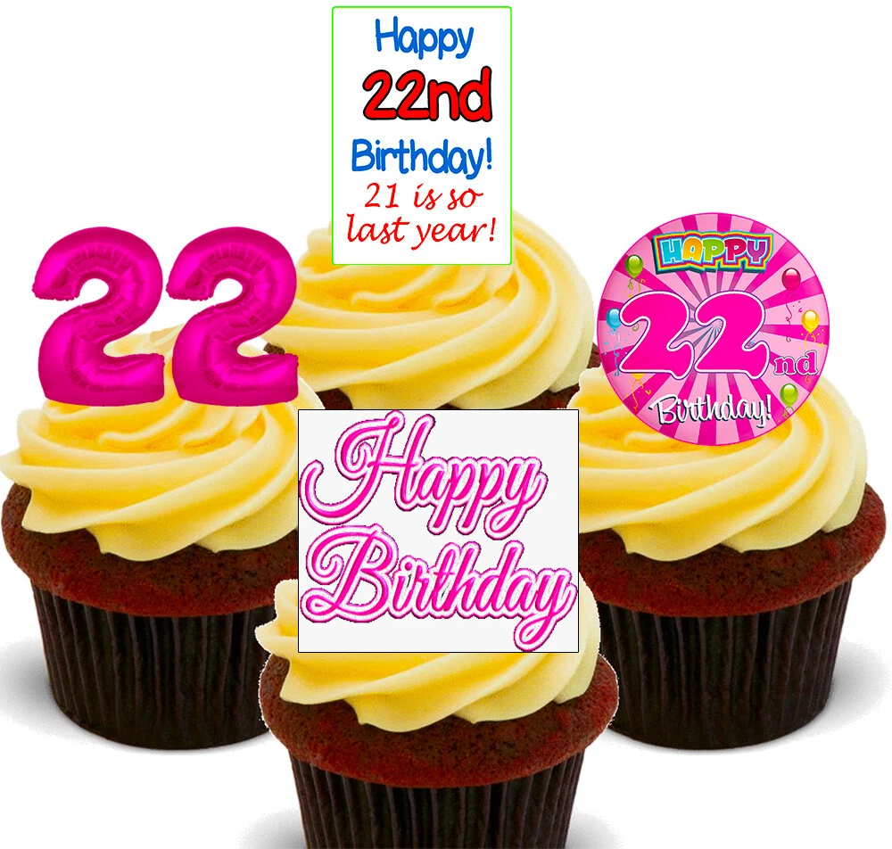 22nd Birthday Cakes Ideas