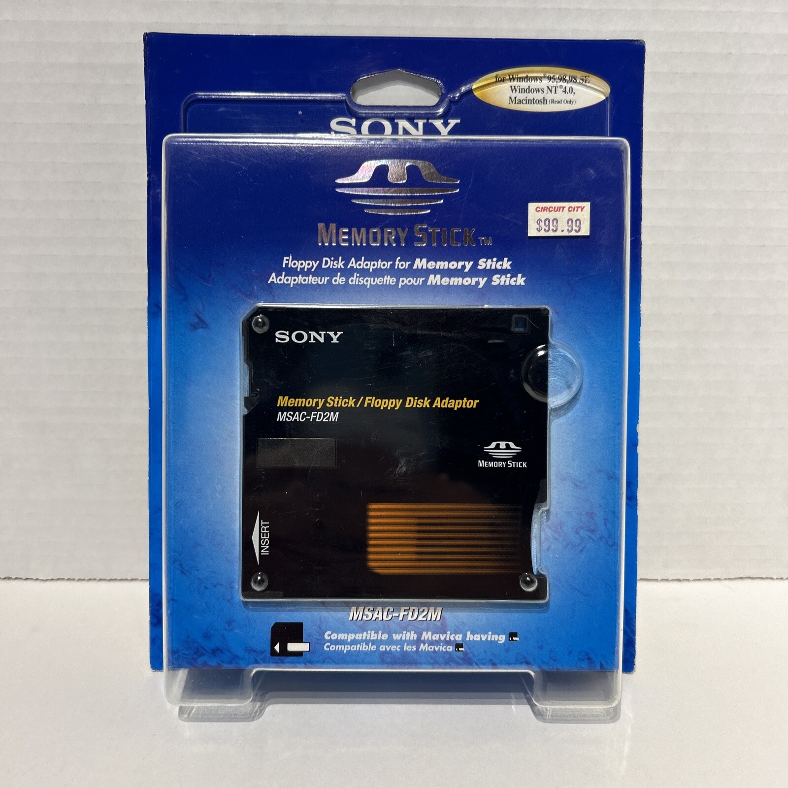 Sony Msac-fd2m Floppy Disk Adaptor for Memory Stick Compatible With ...