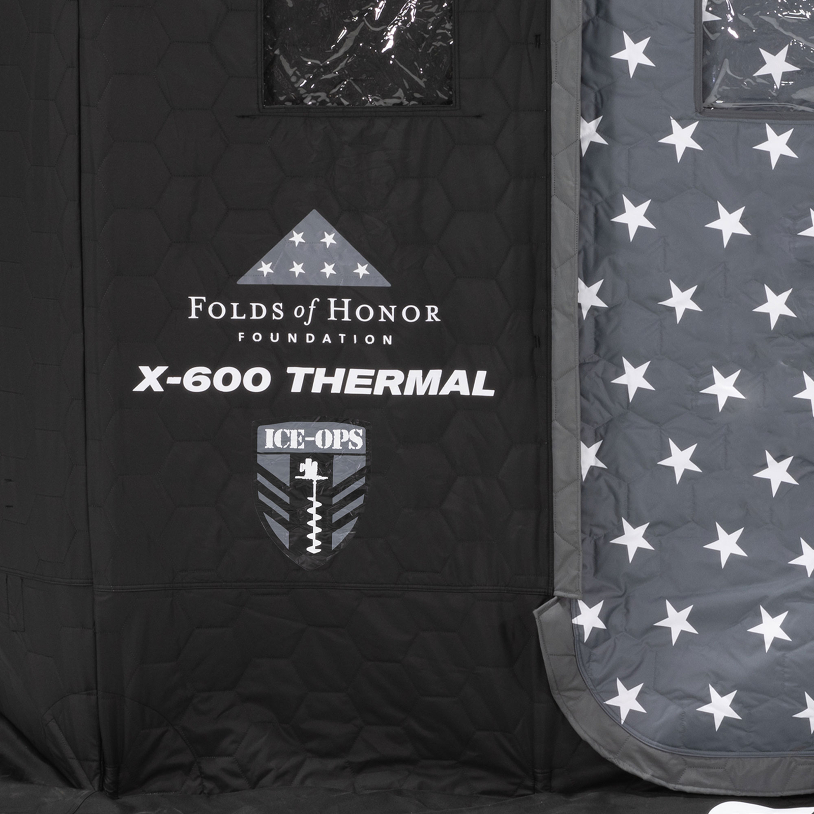 Clam Thermal Ice Shelter 6 Person Insulated Winter Fishing Hub Tent X ...