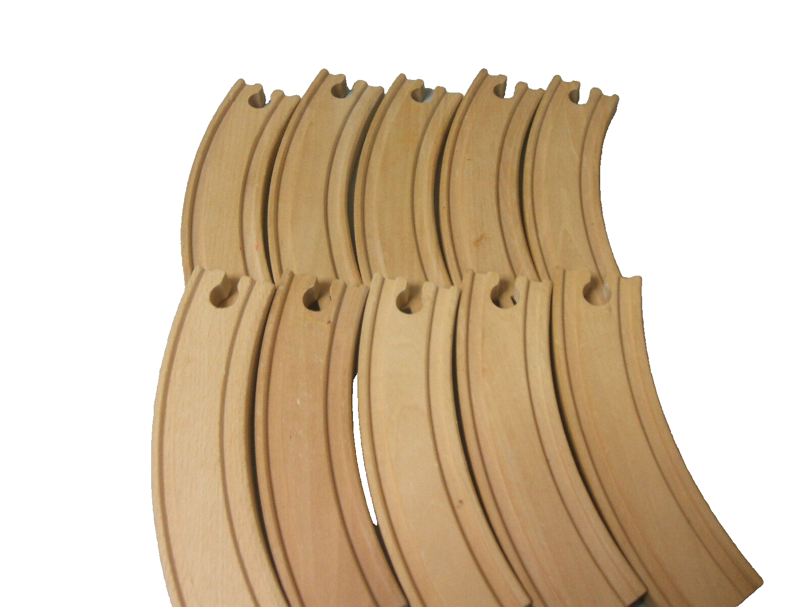 Brio Compatible Wooden Track For Thomas The Tank Engine 10 X Standard ...
