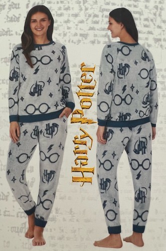 Harry Potter Pajamas Set Womens 2 Pc Fleece Top & Lounge Pants Size XL ...
