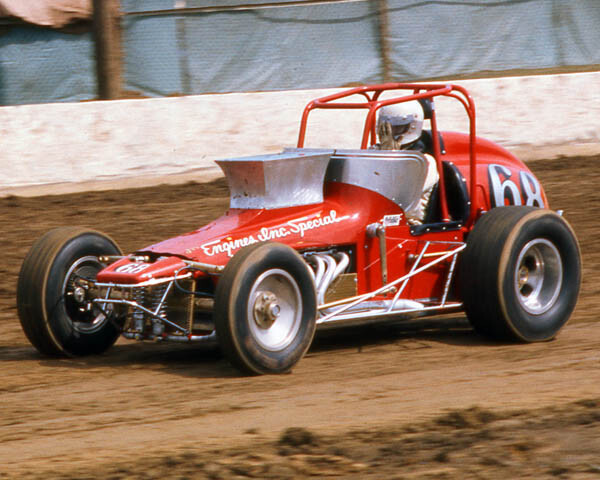 FRED LINDER 1975 #68 SPRINT CAR ON TRACK 8X10 GLOSSY PHOTO | eBay