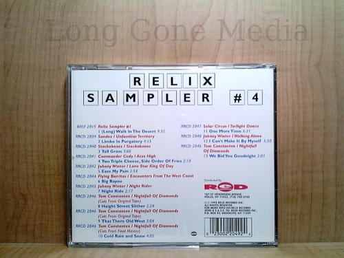 Relix Sampler #4 by Various (CD, Remainder, 1992, Relix Records) | eBay