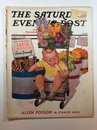 Samedi Soirée Envoie Aug 31, 1940 Albert W.Hampson Couverture | eBay