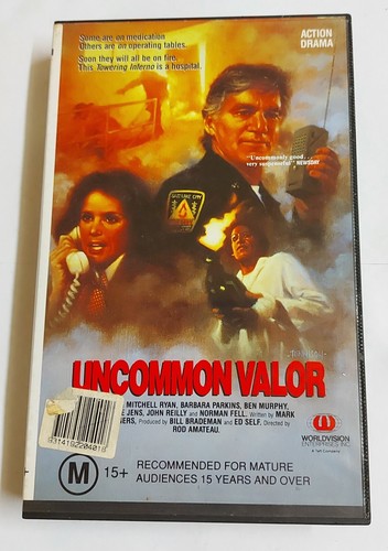 VHS UNCOMMON VALOR • ACTION DRAMA • THE VIDEO DISTRIBUTION COMPANY ...