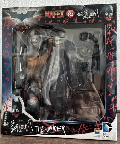 MAFEX DC Dark Knight Joker SEALED NEW No. 005 Medicom Authentic USA Seller New | eBay