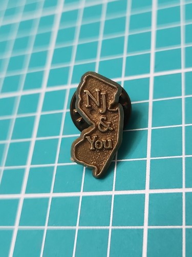 Vtg NJ & You New Jersey State Shape Plastic Lapel Pin | eBay
