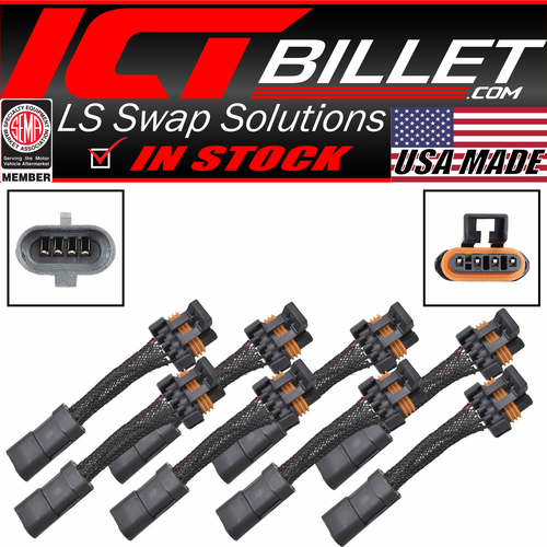 LS D510C D581 D585 D514A Ignition Coil to LS1 D580 Wire Harness Adapter ...