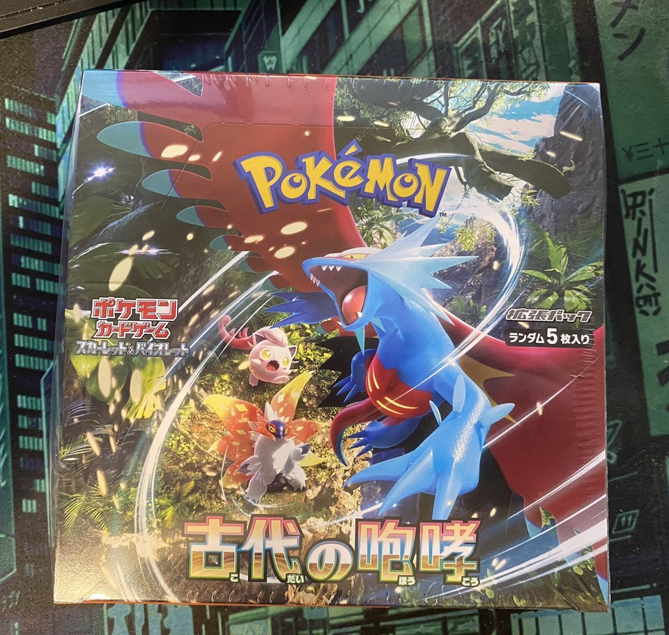 Pokemon Card Ancient Roar & Future Flash Booster Box Set Japanese ...