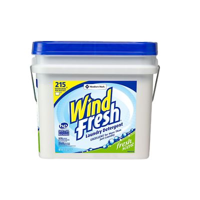 WIND FRESH POWDER LAUNDRY DETERGENT WASHING MACHINE (35 LBS, 215 LOADS ...