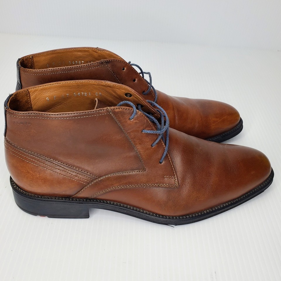 Mens German Leather Boots Stiefel Chukka Winterboots Herren Dress Shoes ...