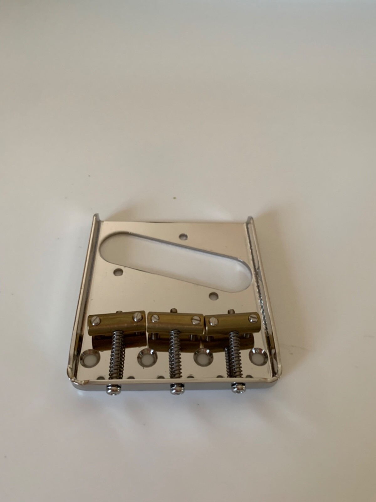 ALLPARTS Telecaster Saddle Bridge - NEW - 3 Saddle - 2 & 3/16” String ...