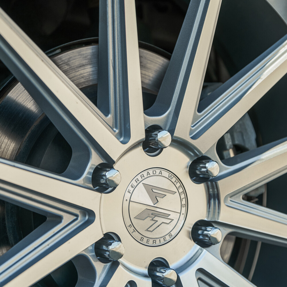 22" FERRADA FT1 SILVER CONCAVE WHEELS RIMS FITS FORD F-150 - SET OF 4 ...