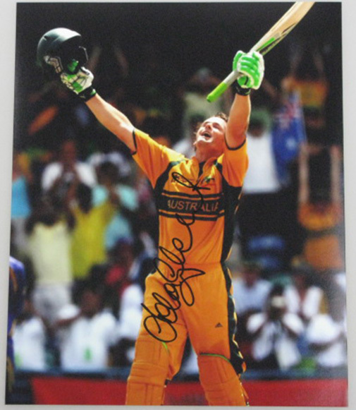 ADAM GILCHRIST Hand Signed 8'x10' Photo 4 | eBay Australia