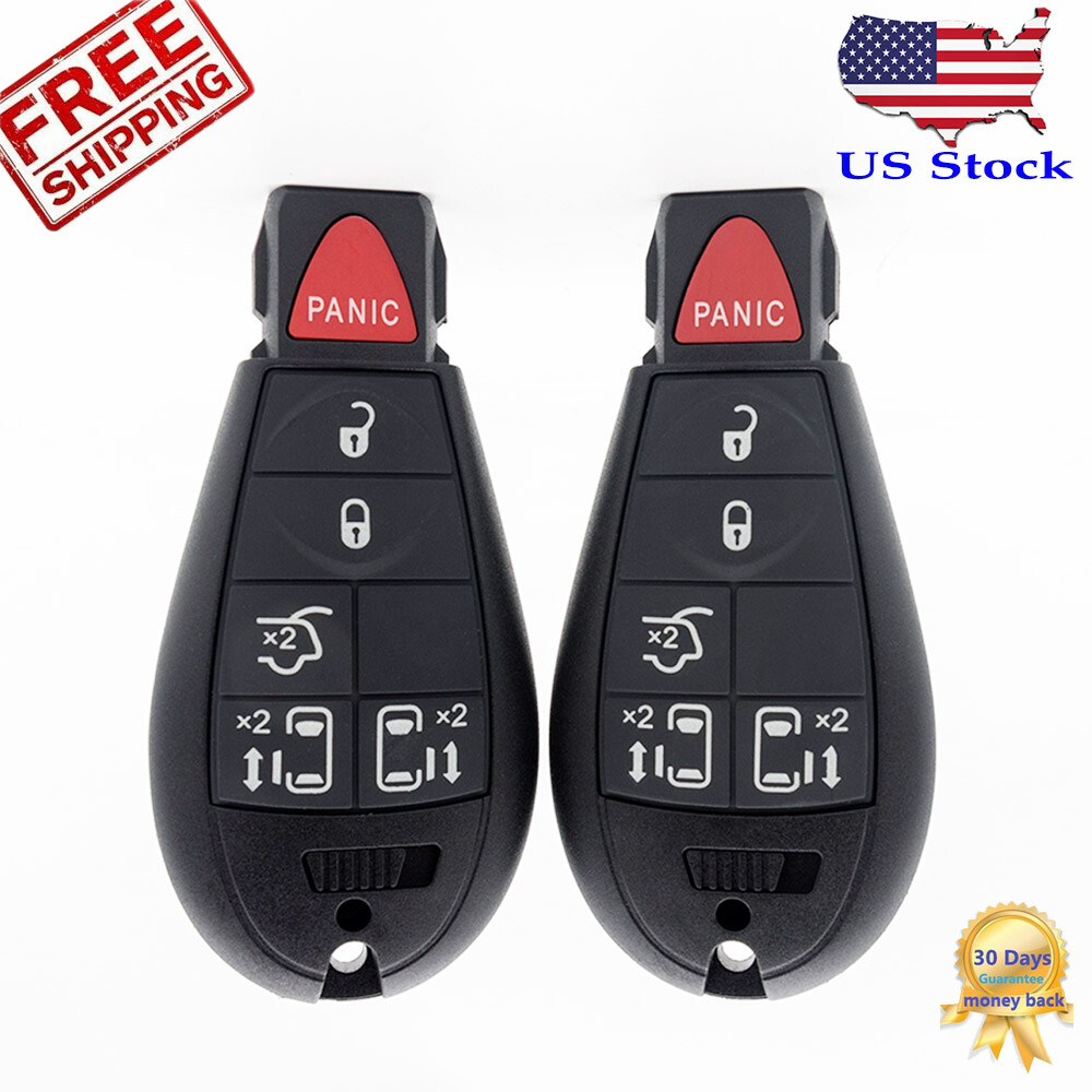 2 For 2009 2010 2011 2012 2013 2014 Dodge Grand Caravan Keyless Remote ...