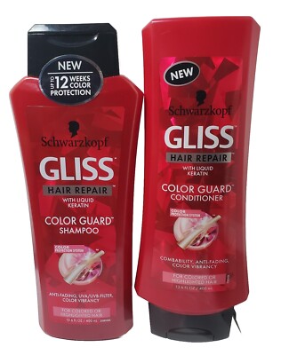 Schwarzkopf Gliss Hair Repair Liquid Keratin Color Guard Shampoo ...