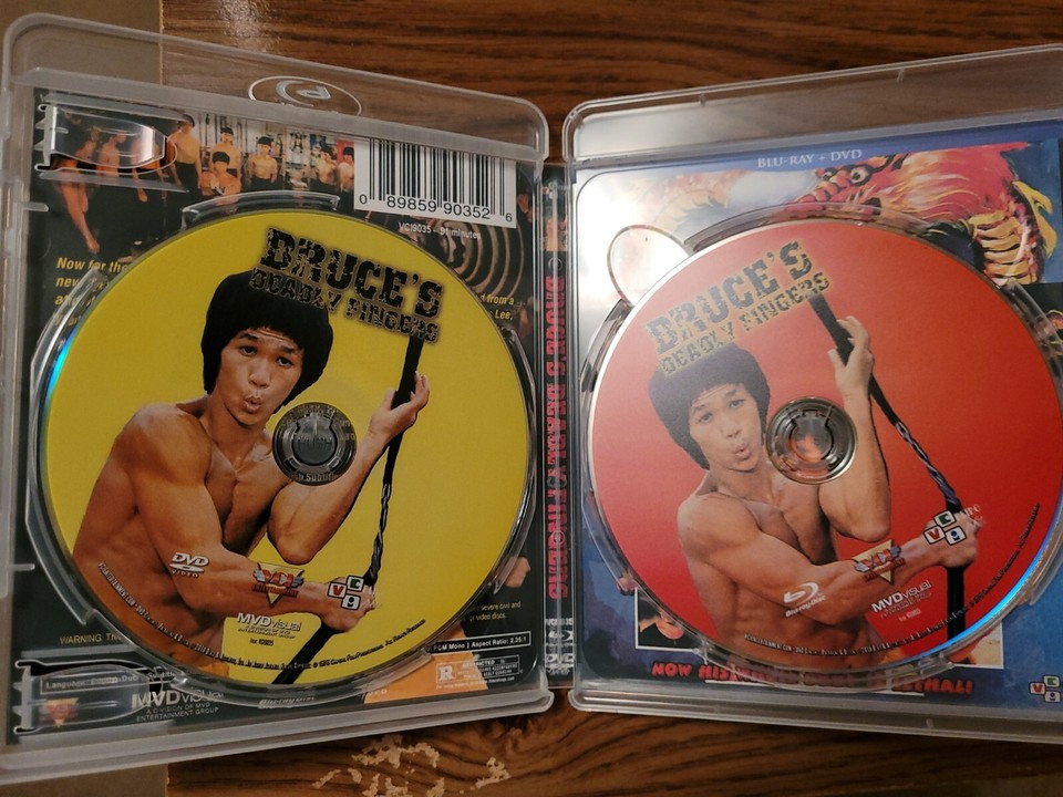 BLU RAY + DVD BRUCE'S DEADLY FINGERS BRUCE LE NORA MIAO LO LIEH HONG ...