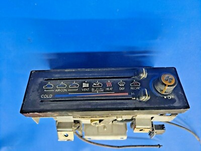 79-83 DATSUN 280ZX A/C HEAT AIR CONDITIONING CONTROL WITH LEVERS AND ...