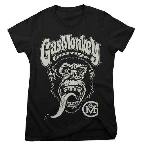 Licence Officielle Gas Monkey Garage - Grande Marque Logo Femme T-Shirt ...